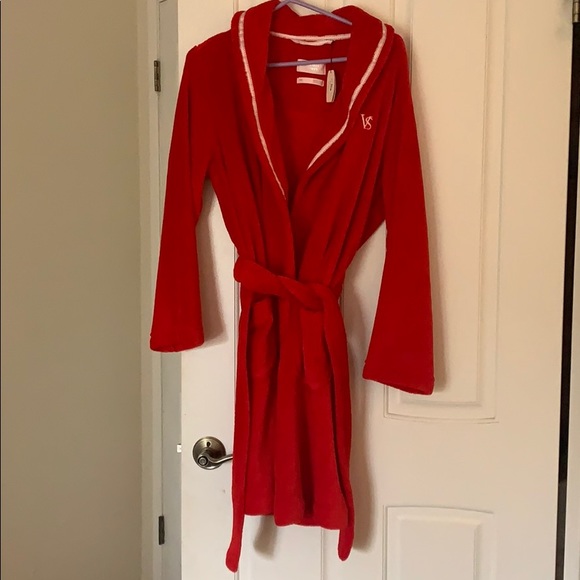 Victoria's Secret | Intimates & Sleepwear | Victorias Secret Red Plush ...